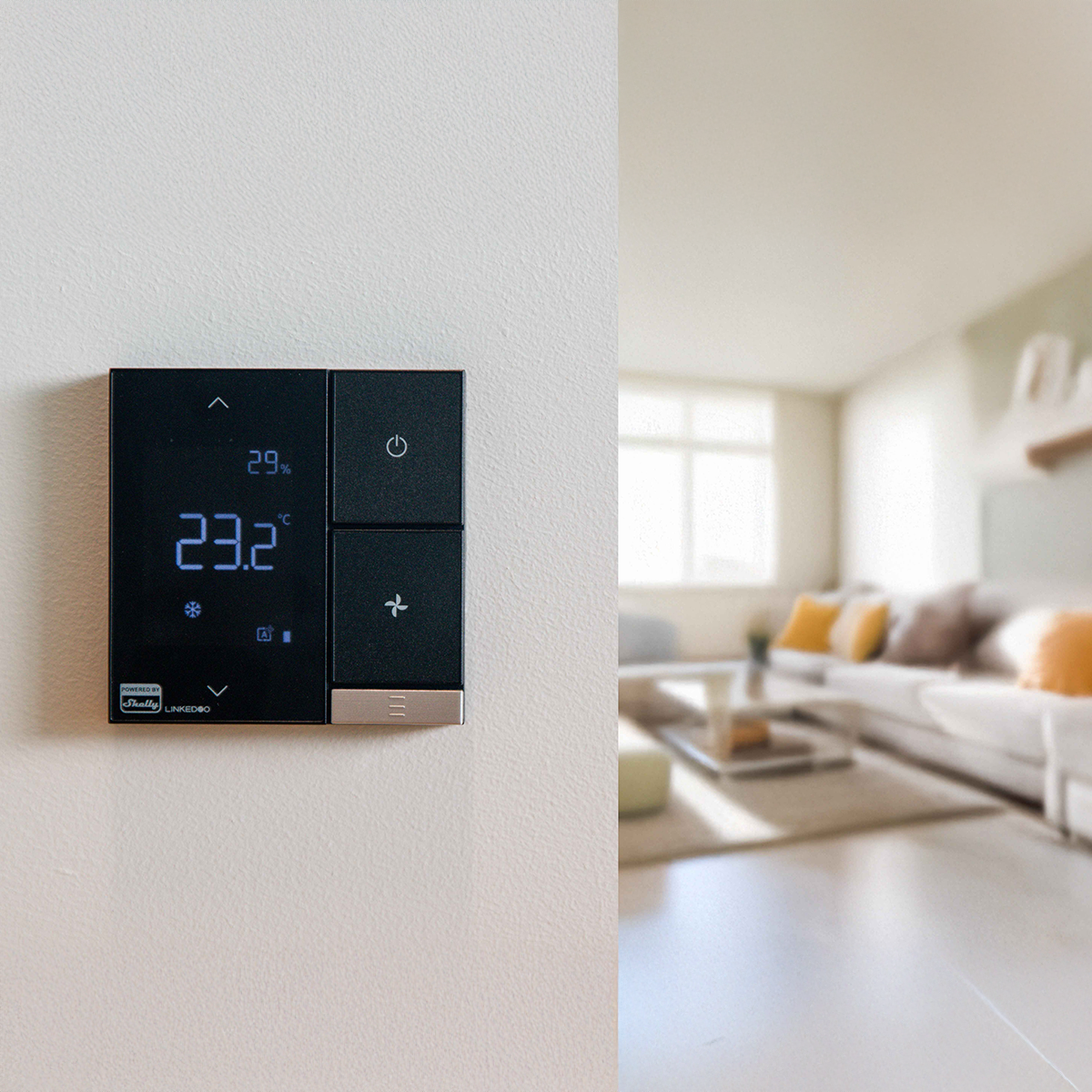 LinkedGo Smart HVAC thermostat – Shelly Europe